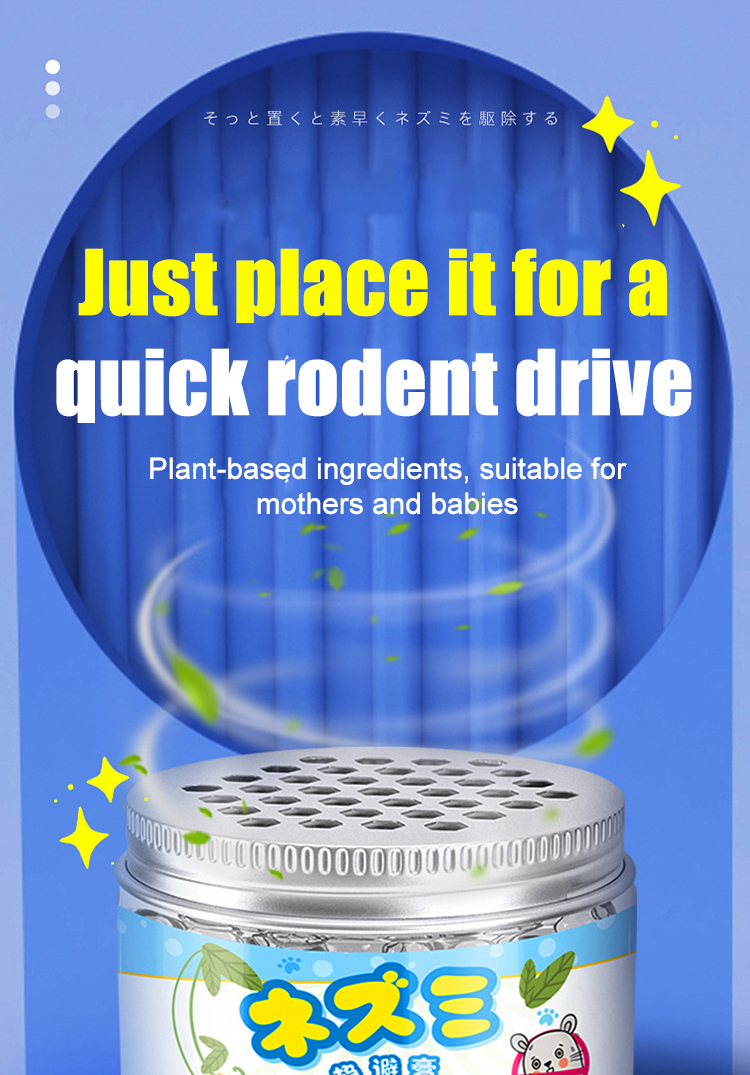 【RGAR】Plant-based Rat Repellent Magic Box Rat Control Gel Safe Non ...