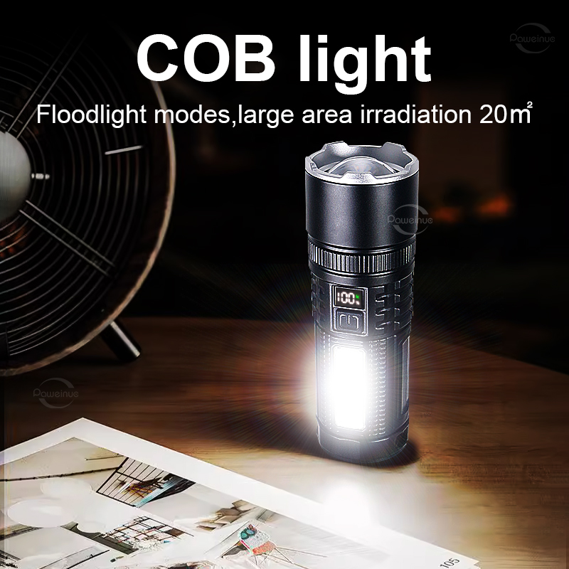 【Can Charge Phone】Most Powerful torch light super bright 100000lm ...