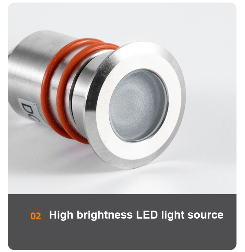 DC12V 24V Mini LED IP68 Waterproof Stainless Steel Pool Underwater ...