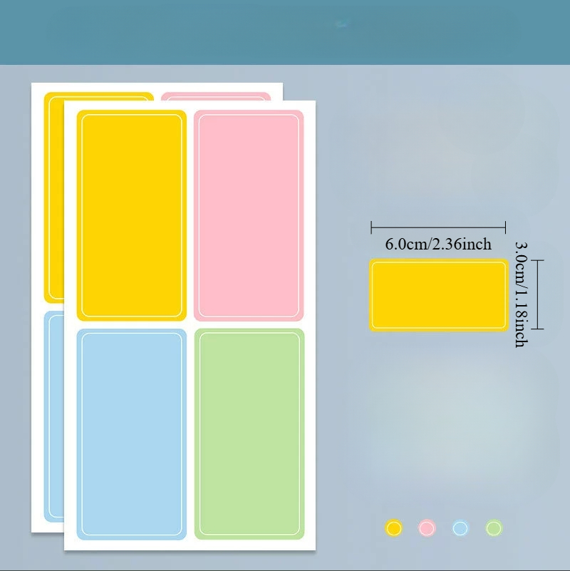 160/60/40 pcs10 sheets colored Key point markings label stickers, index ...