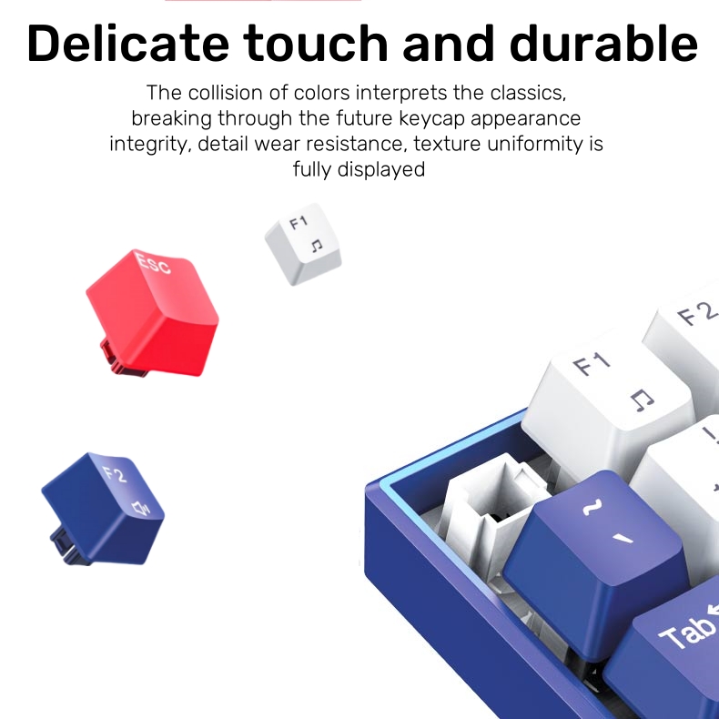 3-mode keyboard and mouse set, 100-key wired & wireless Bluetooth ...