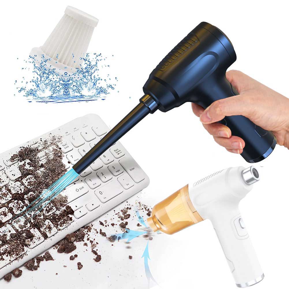 Compressed Air Duster 55000RPM 3 Spee air blower Keyboard Cleaner with ...