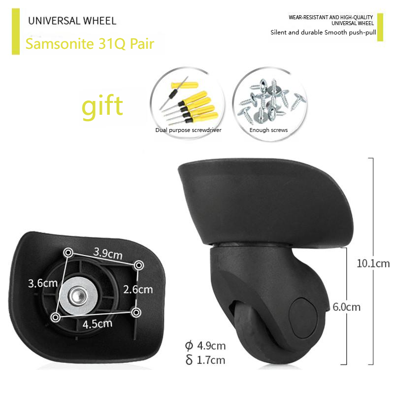 Suitable for Samsonite Luggage Wheel Accessories Replacement Beauty ...