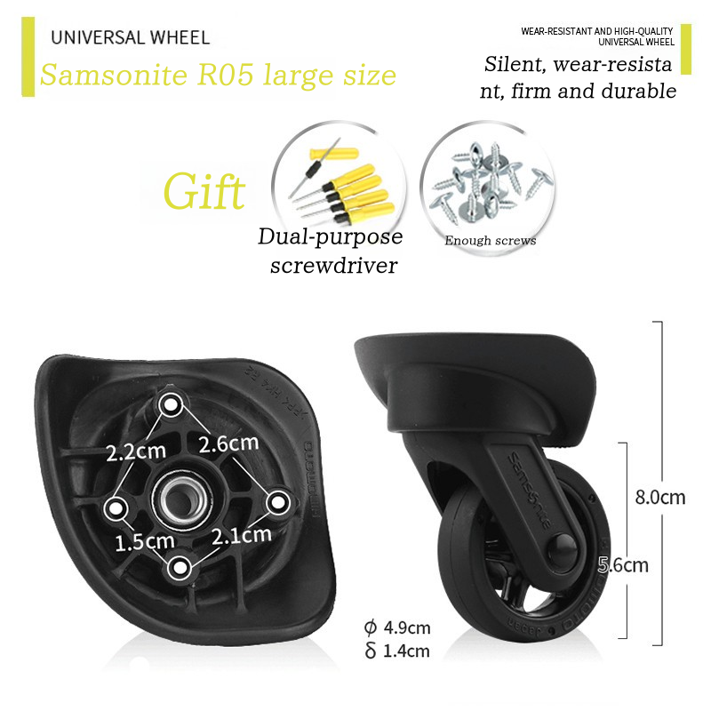 Suitable for Samsonite Luggage Wheel Accessories Replacement Beauty ...