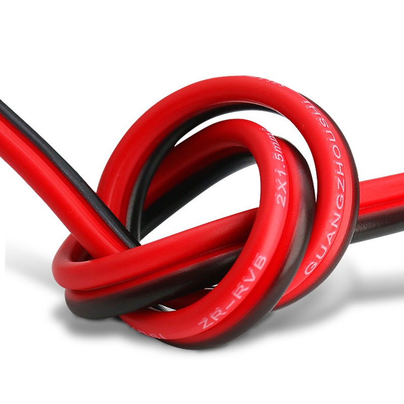RVB red and black double parallel line 2-core 0.3 - 2.5 square flexible ...
