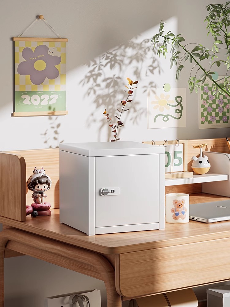 Desktop Safe Box Password Lock Storage Cabinet for Student Dormitory ...