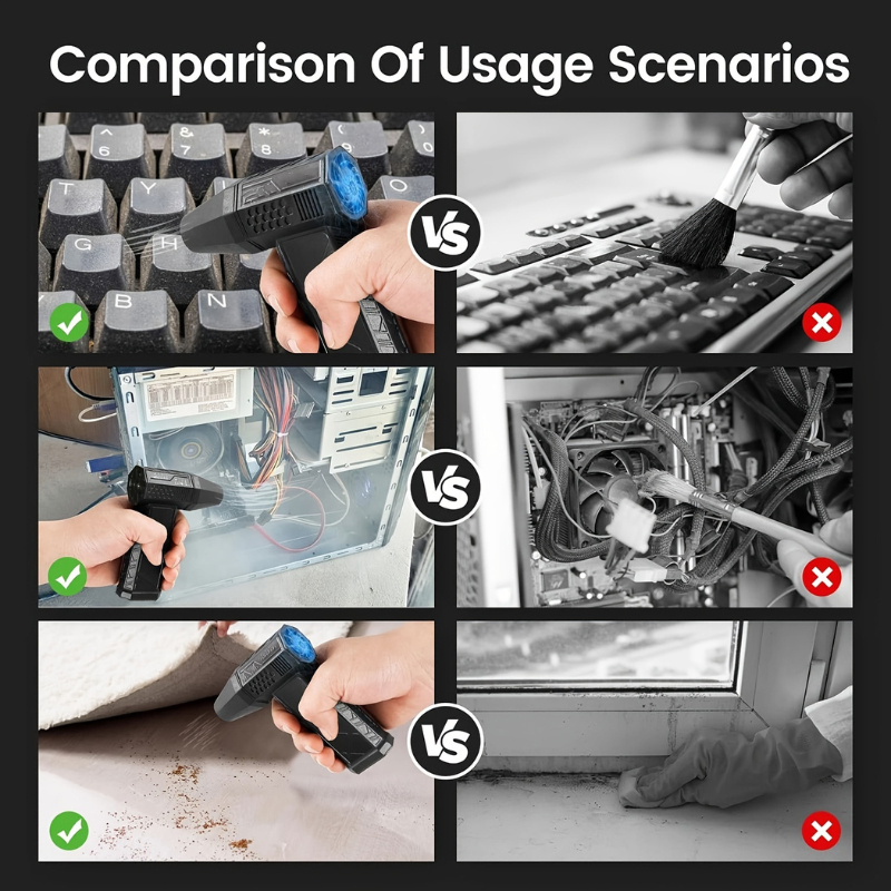 Violent Fan Blower Handheld Mini Turbojet Fan Electric Air Speed ...