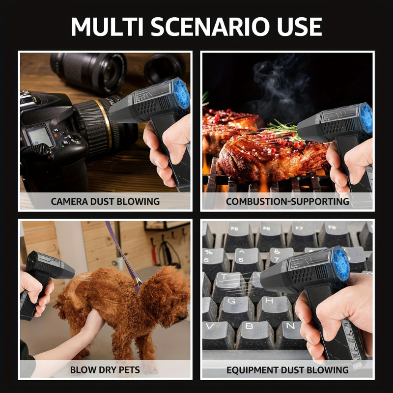 Violent Fan Blower Handheld Mini Turbojet Fan Electric Air Speed ...