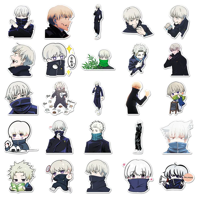 50pcs Jujutsu Kaisen Anime Stickers Inumaki Toge Manga Sticker DIY ...