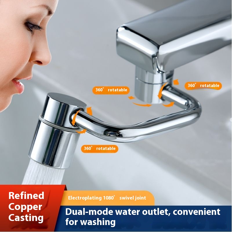 Universal Faucet Extension with Flexible Hose – Anti-Splash Nozzle for ...