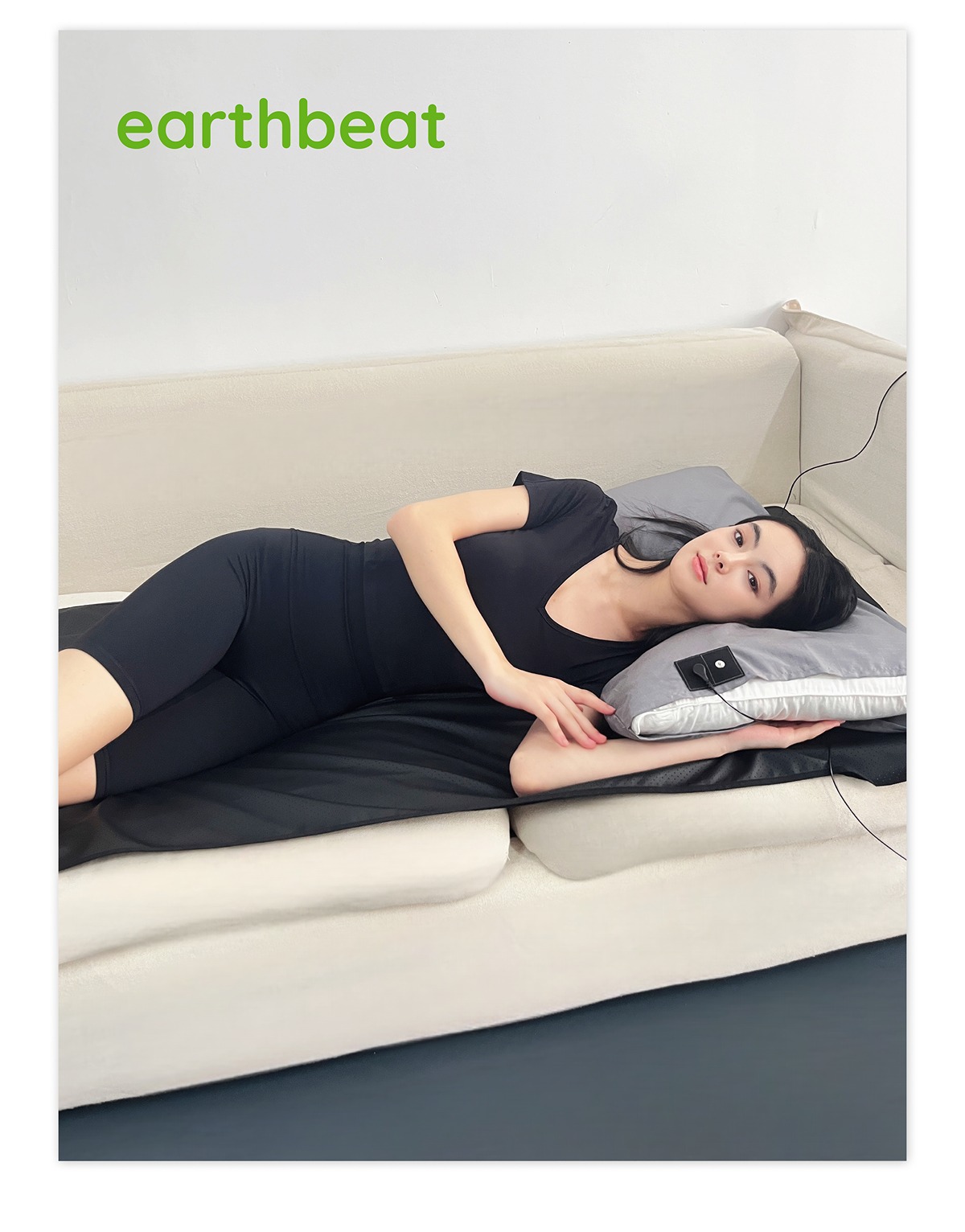 earthbeat Classic Earthing Bed Mat. Grounding Natural Therapy for Sleep ...
