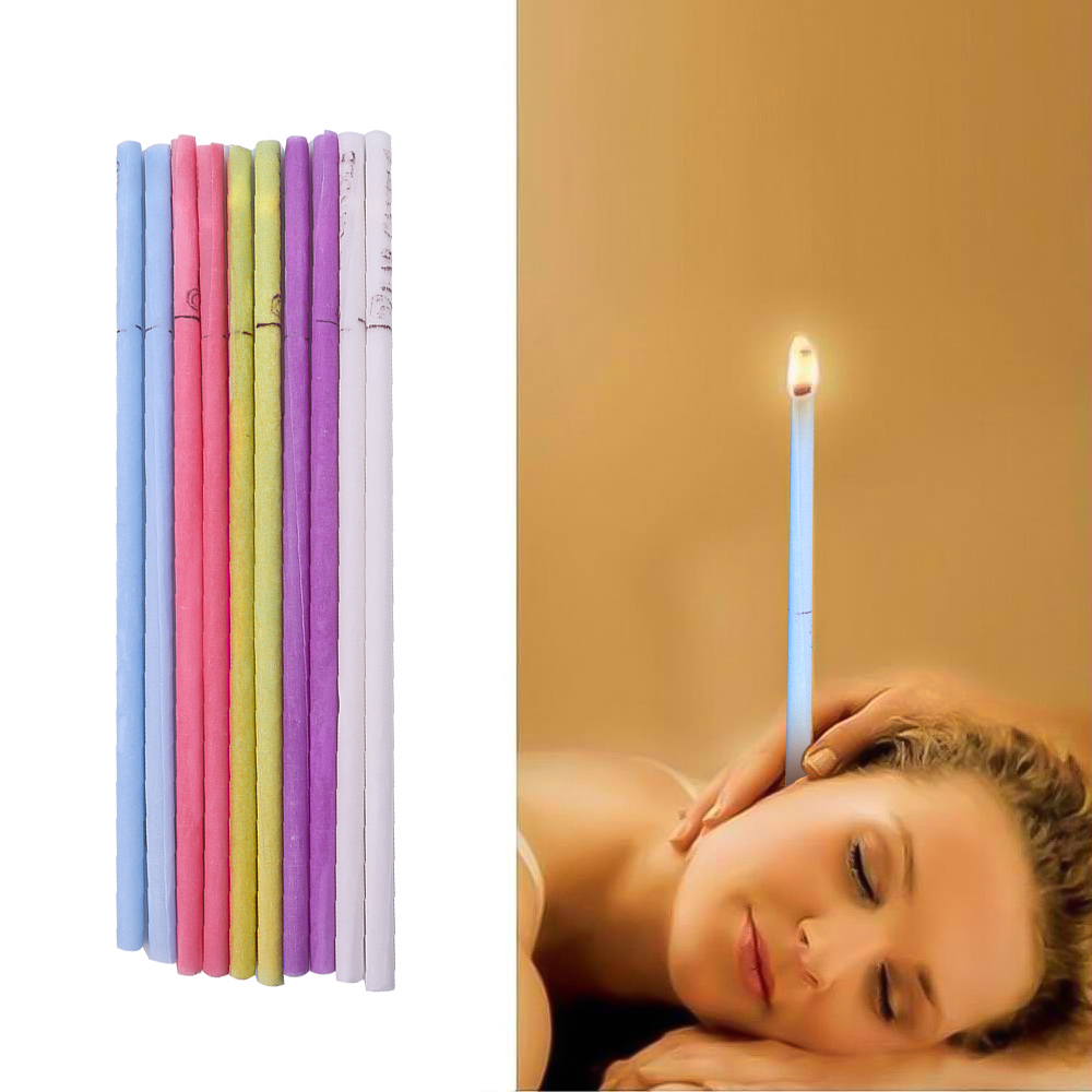 5pairs Ear Candle Ear Candling Therapy Ear Treatment Ear Wax Removal ...