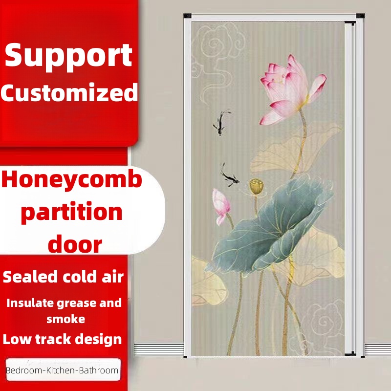 [Custom]Honeycomb Folding Door Invisible Partition Door Kitchen Sliding ...
