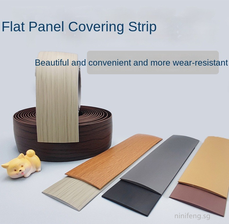 NiNiFeng Pvc Floor Seam Strip Vinyl Flooring Strip Floor Edge Skirting ...