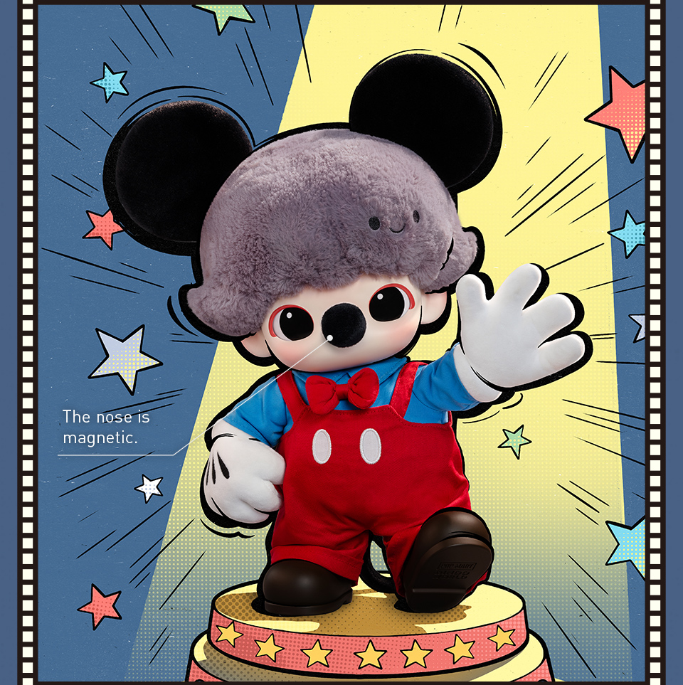 POP MART DIMOO WORLD x DISNEY Series-Mickey Vinyl Plush Bag | Shopee ...