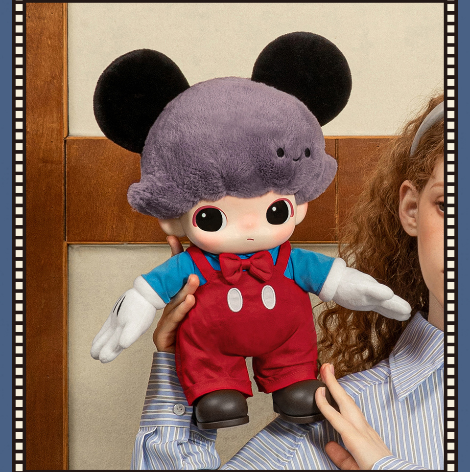 POP MART DIMOO WORLD x DISNEY Series-Mickey Vinyl Plush Bag | Shopee ...