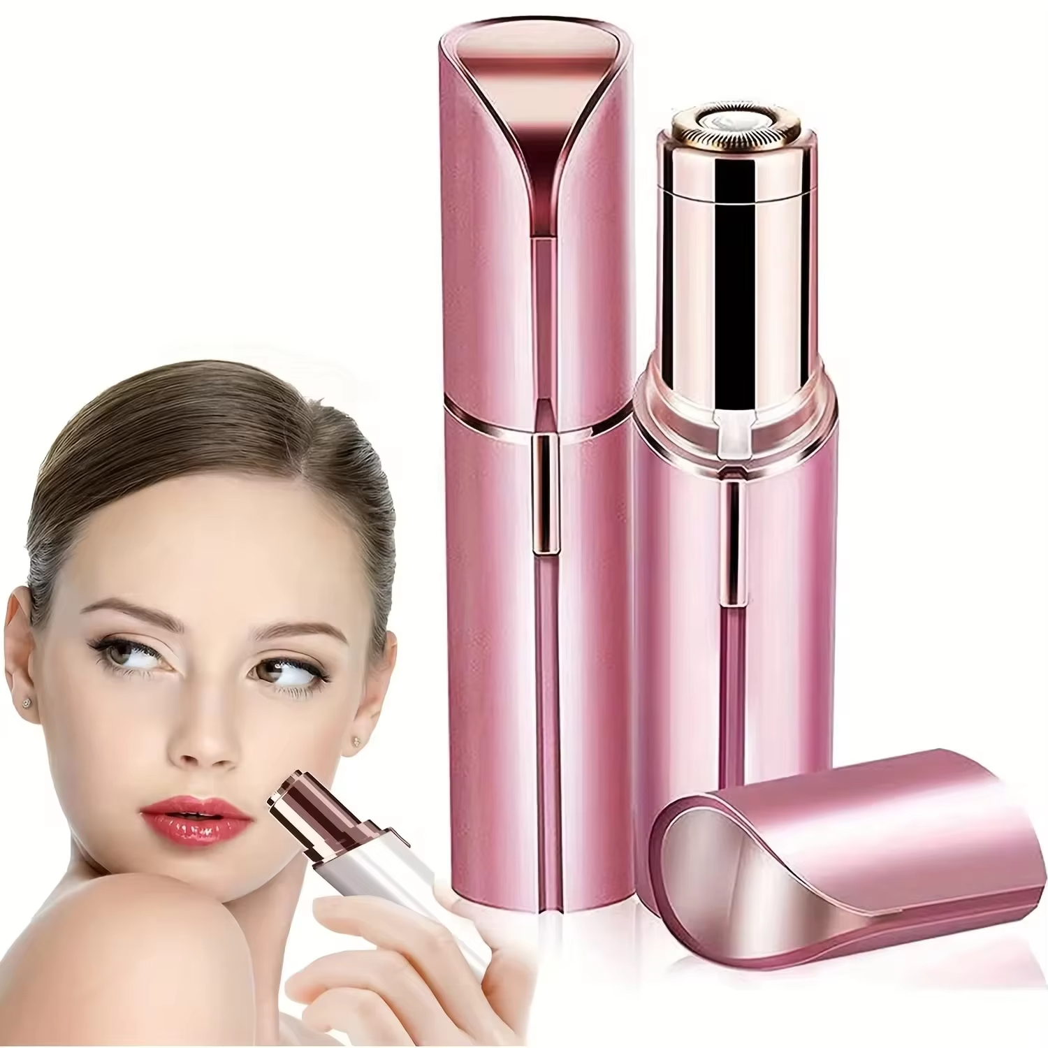 Epilator Face Hair Removal Painless Facial Shaver Electric Trimmer Hair ...