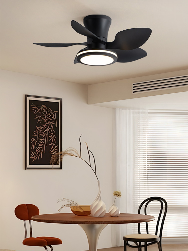 【Shrry Lighting】28 Inchs Ceiling Fan With Light For Living Room Middle ...