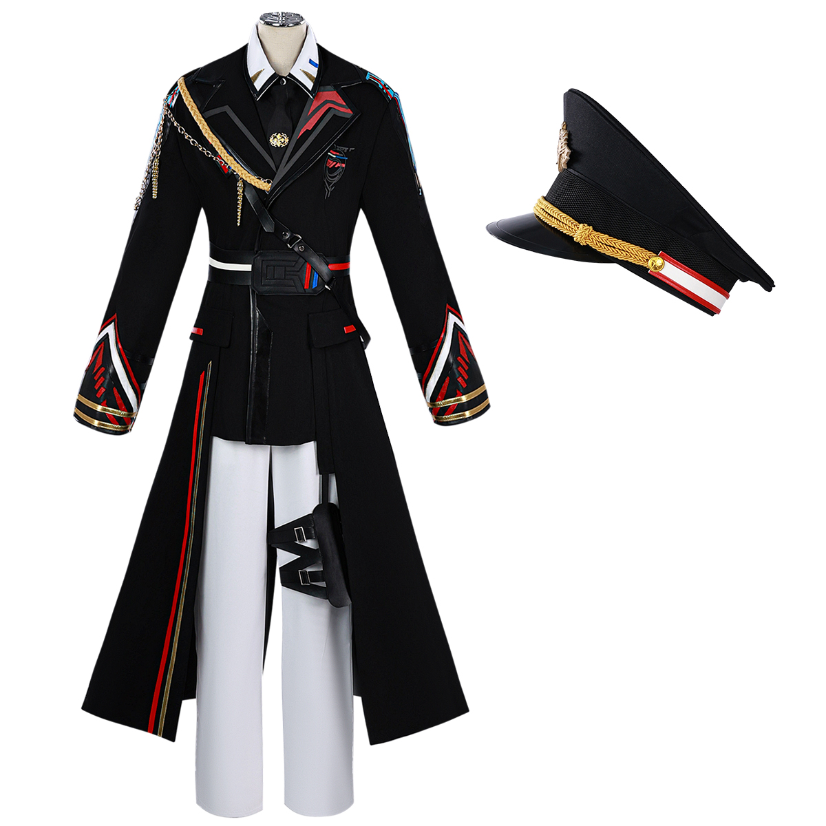 HOLOUN Anime Love and Deepspace Caleb Cosplay Costume Farspace Colonel ...
