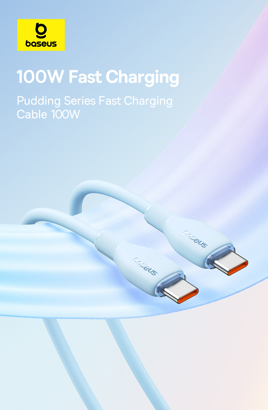 Baseus PD 100W USB C To Type C Fast Charging Cable Data Wire Charging ...