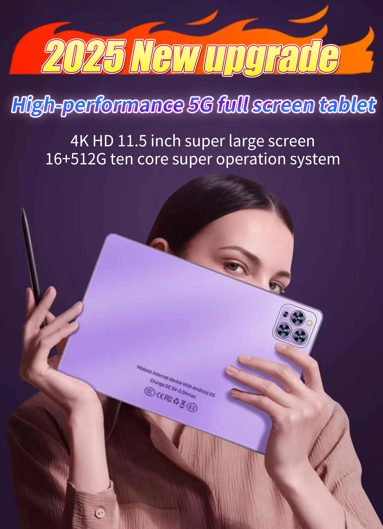 【SG Local Seller】New 2025 11.5 inch Tablet Android 15 16+512GB Tablet ...