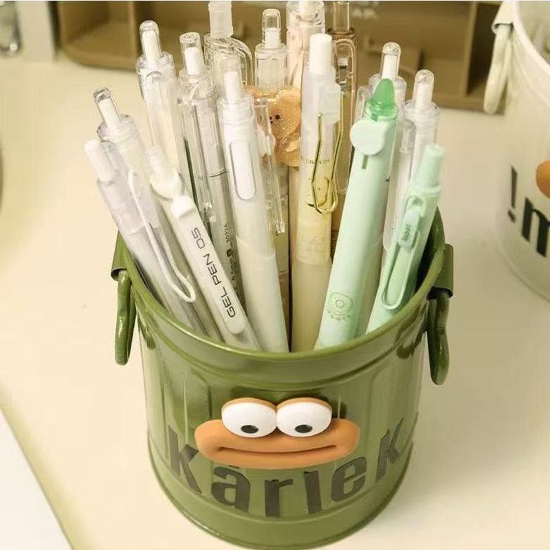 Large Capacity Pen Holder with Handle – Color Pen Bucket for Classroom ...