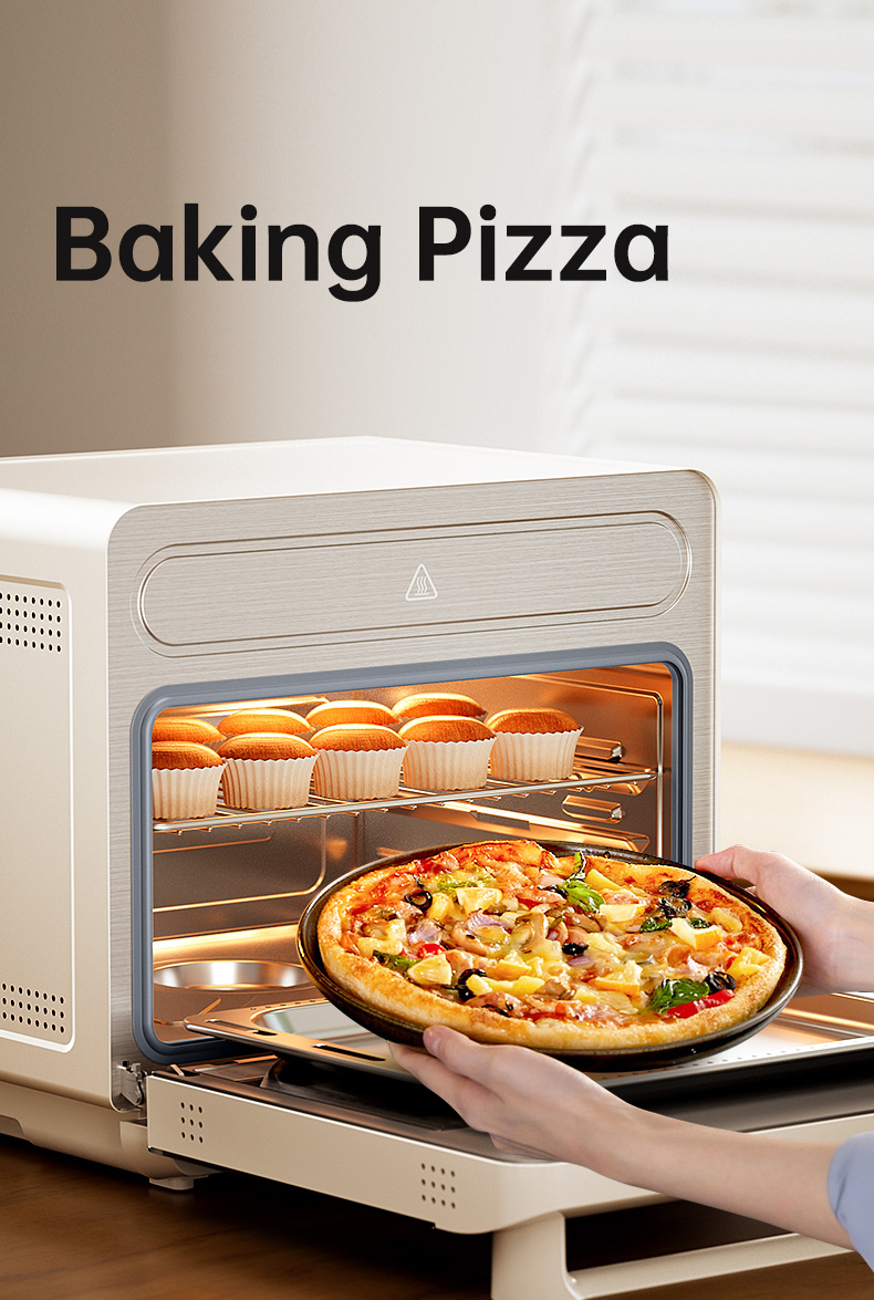 TJean Steam Oven Multifunctional Steam Air fryer Oven TJ-BZQKX24L1（24L ...