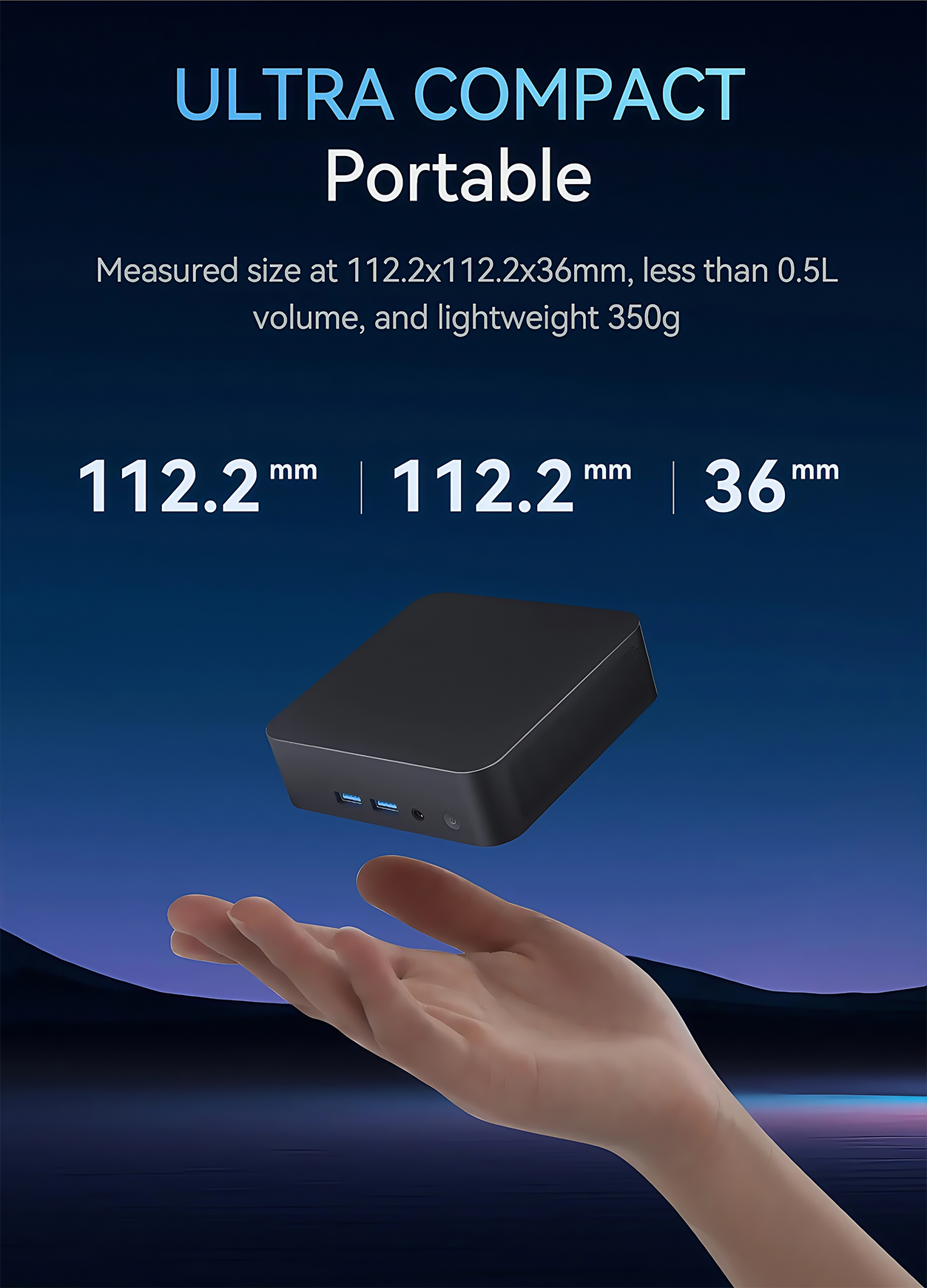 【Three year warranty】Mini PC Intel Core i9 8950HK Windows 11 Pro 16GB ...