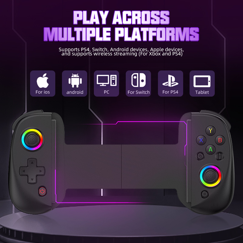 VILCORN D8 Tablet Game Controller Telescopic Gaming Controller ...