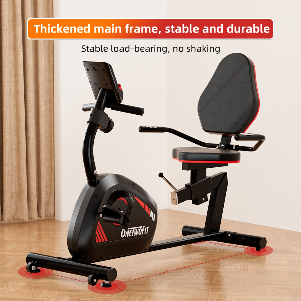 SG OneTwoFit 4KG Fitness bike 8 adjustable resistance levels Aerobic ...