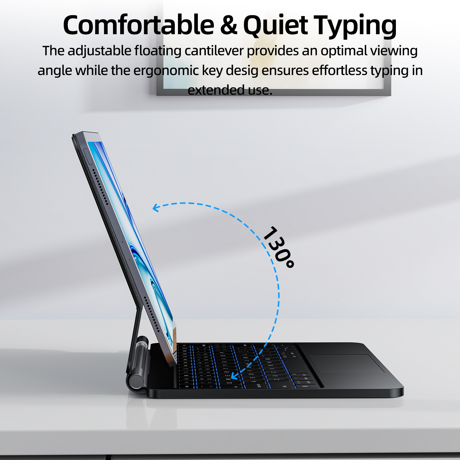 GOOJODOQ Magnetic Keyboard For ipad 2025 Air11(M3) A16 Air4/5/6 Pro11 ...