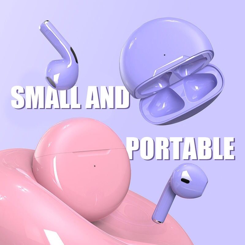 Pro6 Mini TWS Bluetooth Gaming Earbuds Noise Cancelling Heavy Bass ...
