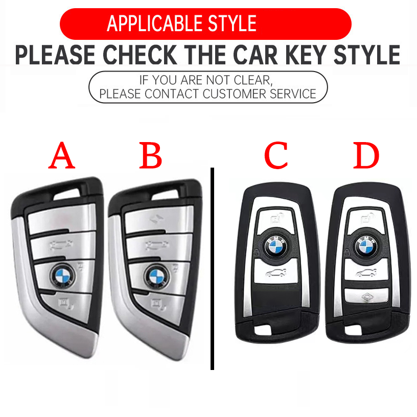 leather Car Remote Key Case Cover Shell Fob For BMW G20 G30 G11 X1 X3 ...
