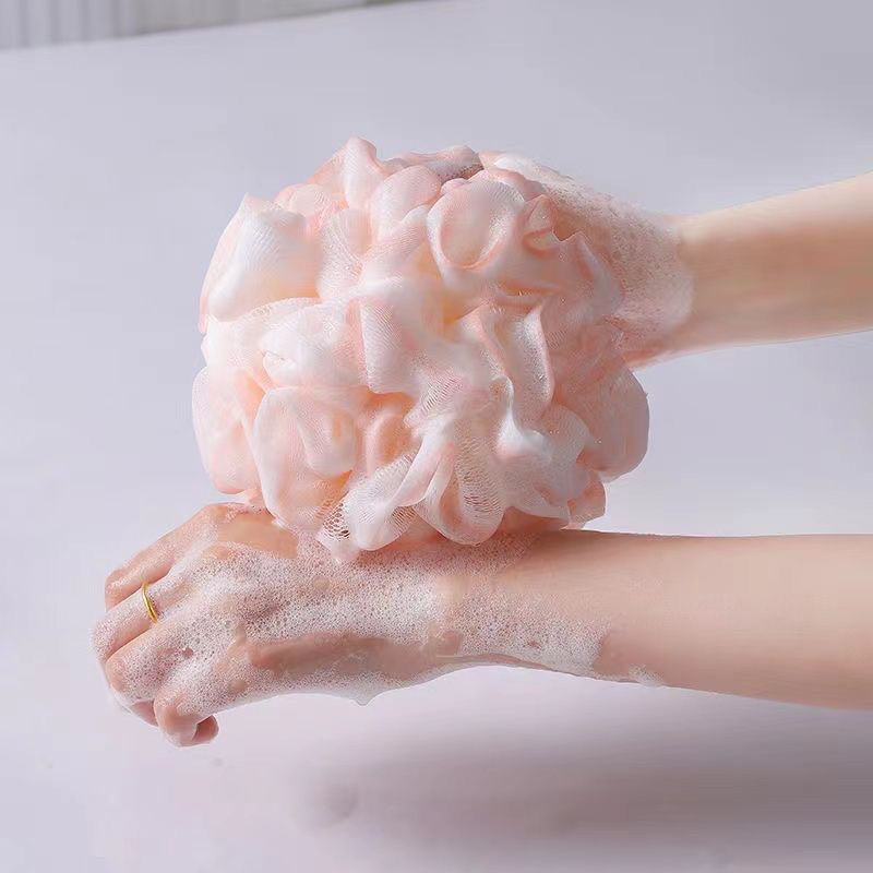 Bathing Ball Shower Loofahs Large Mesh Loofah Bath Puffs Bath Flower ...