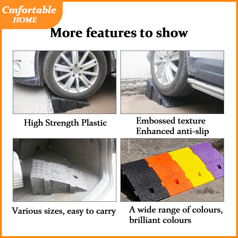CH Step Mat Ramp Mat Road Slope Ramp Mat Curb Threshold Mat Car Uphill ...