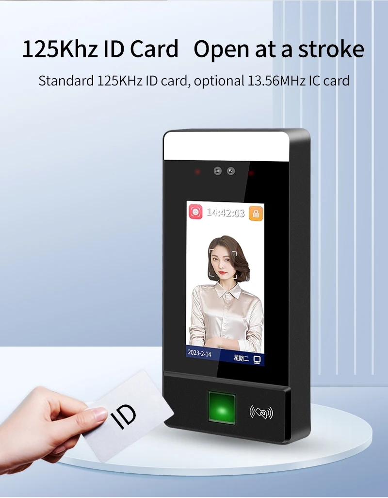 Access Control System 1000 User Capacity Fingerprint & Dynamic Face ...