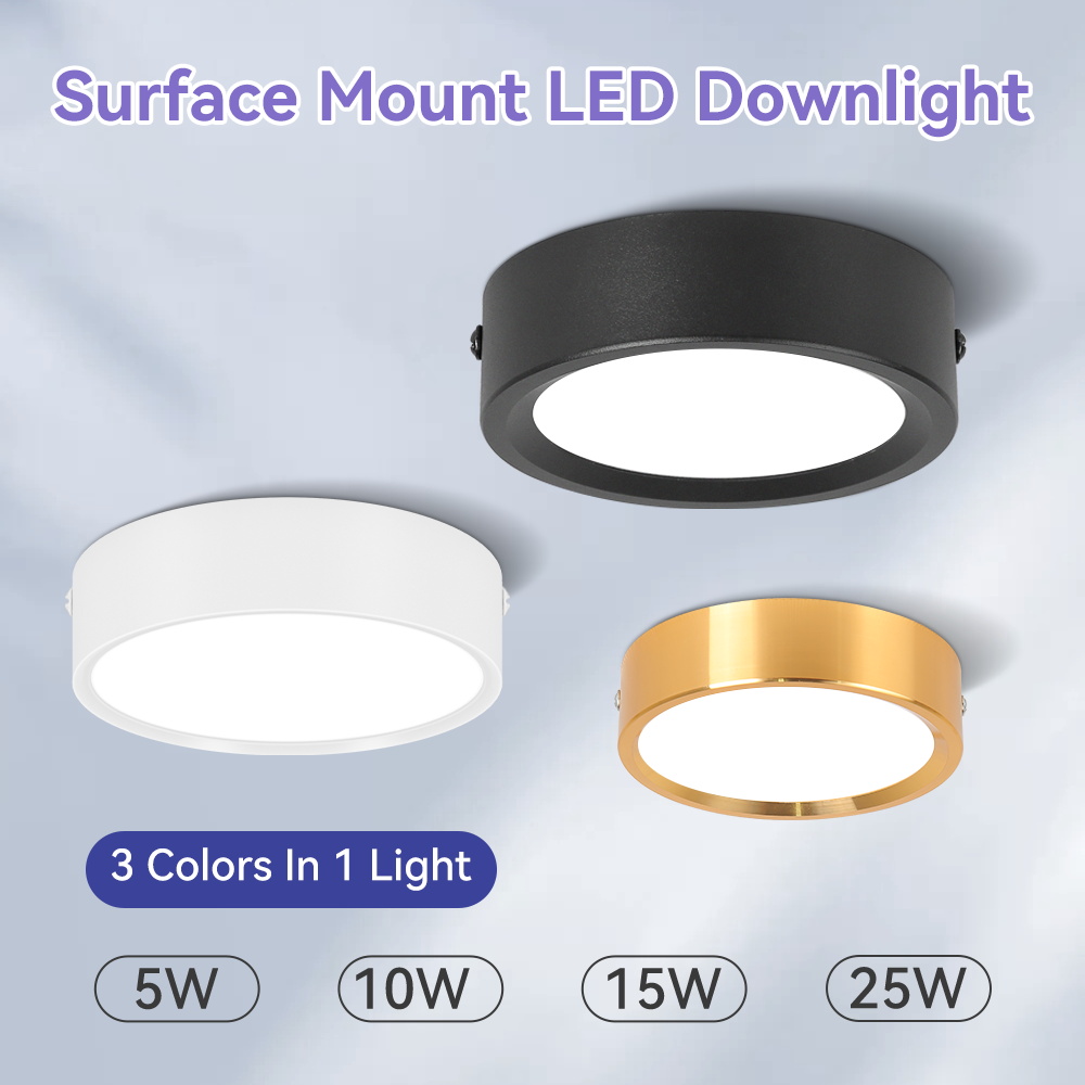 Surface Downlight 3 Colors Pin Light Led Ceiling Lights Modern Bathroom ...