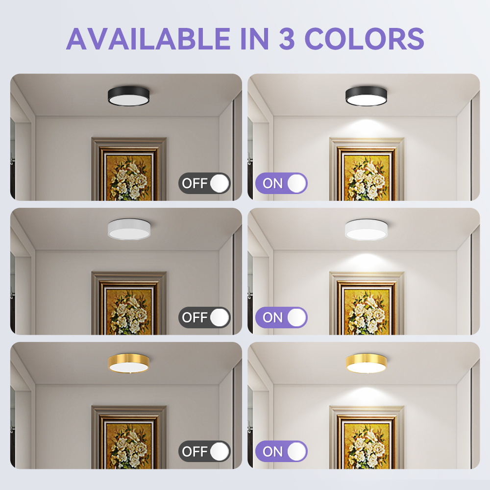 Surface Downlight 3 Colors Pin Light Led Ceiling Lights Modern Bathroom ...