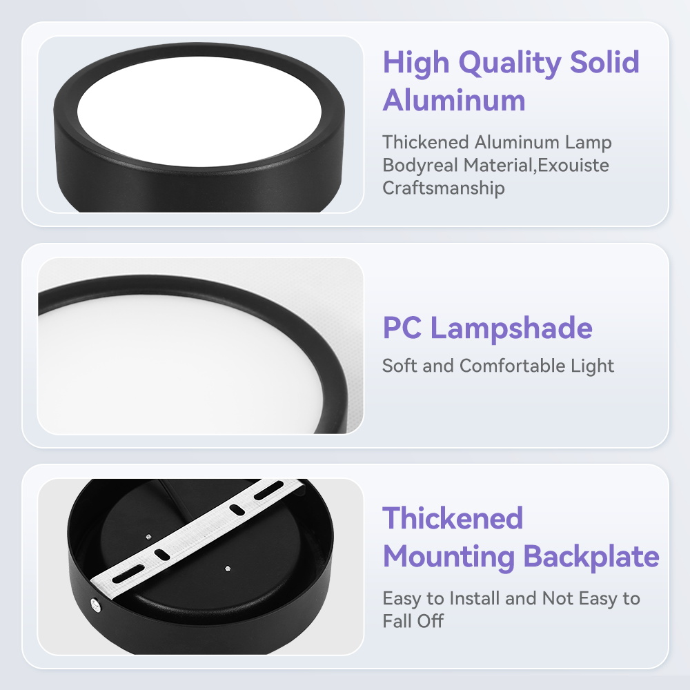 Surface Downlight 3 Colors Pin Light Led Ceiling Lights Modern Bathroom ...