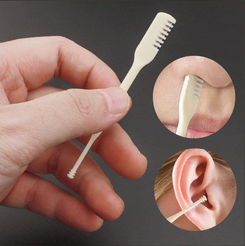 Manual safety double headed nose hair trimmer nose hair razor | Shopee ...