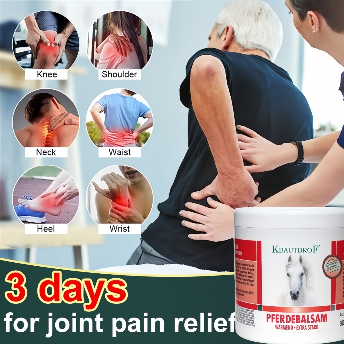 Knee Pain Relief German Horse Chestnut Cream Massage Balm Gel Arthritis ...