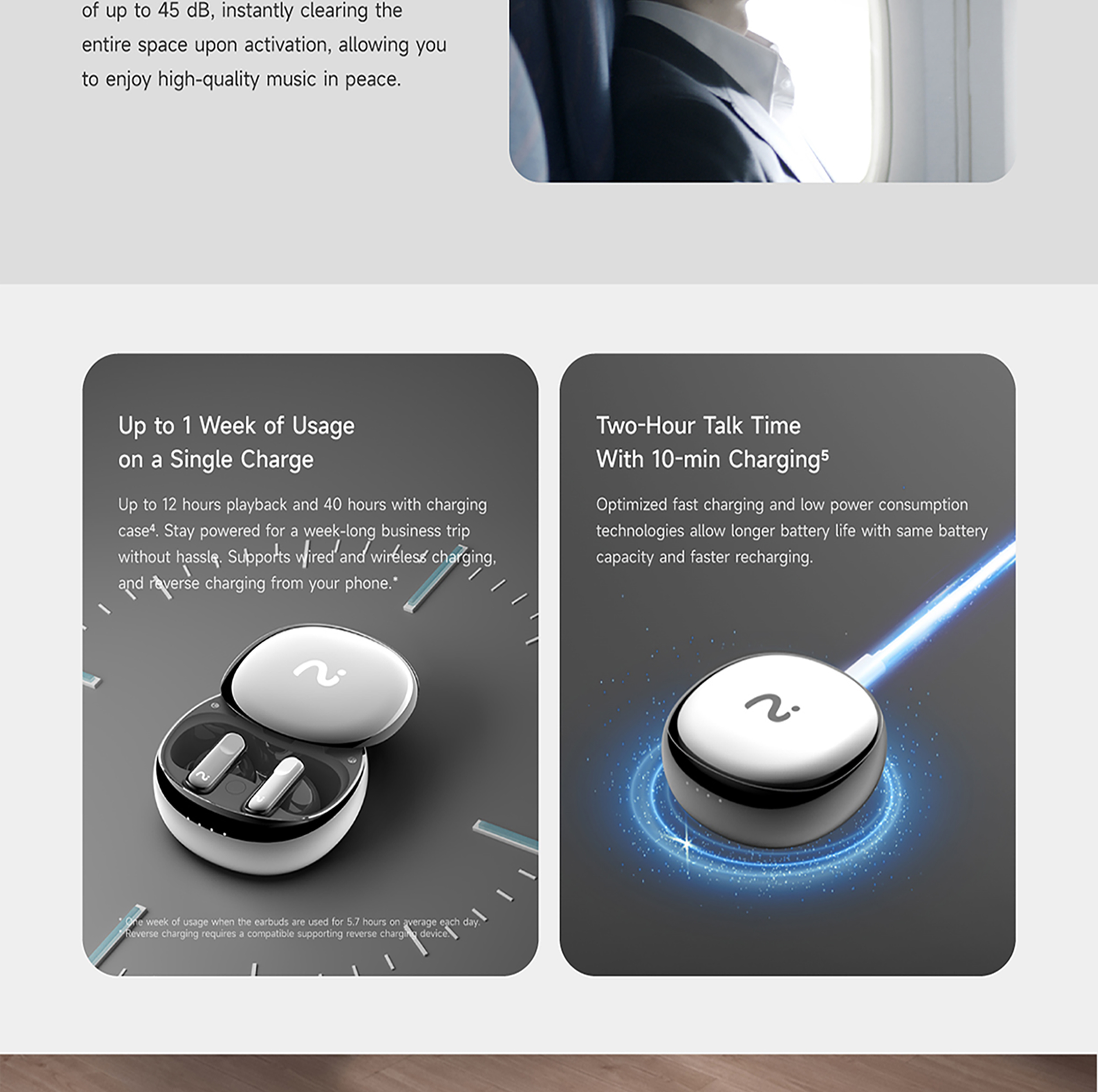 VIAIM earphones Nano+conference recording transcription intelligent ...