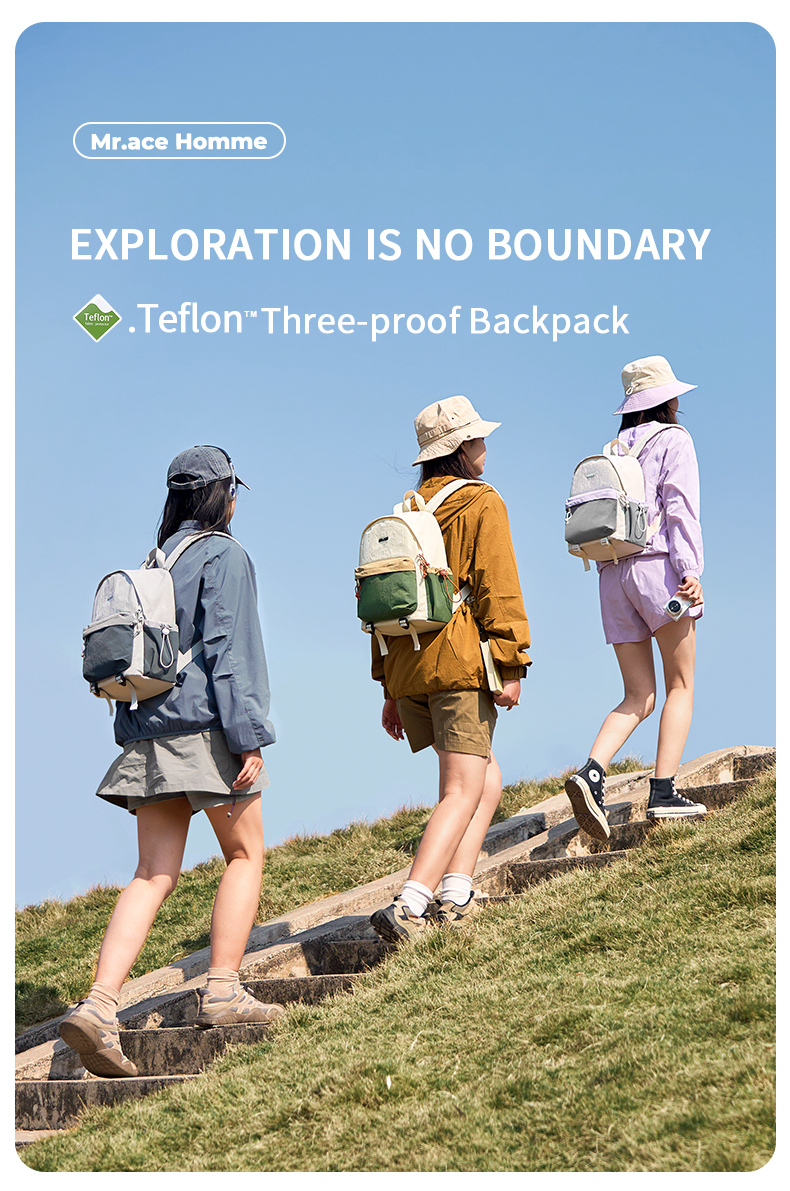 Mr.ace Homme 3285 Lightweight Outdoor Travel Backpack Waterproof Campus ...