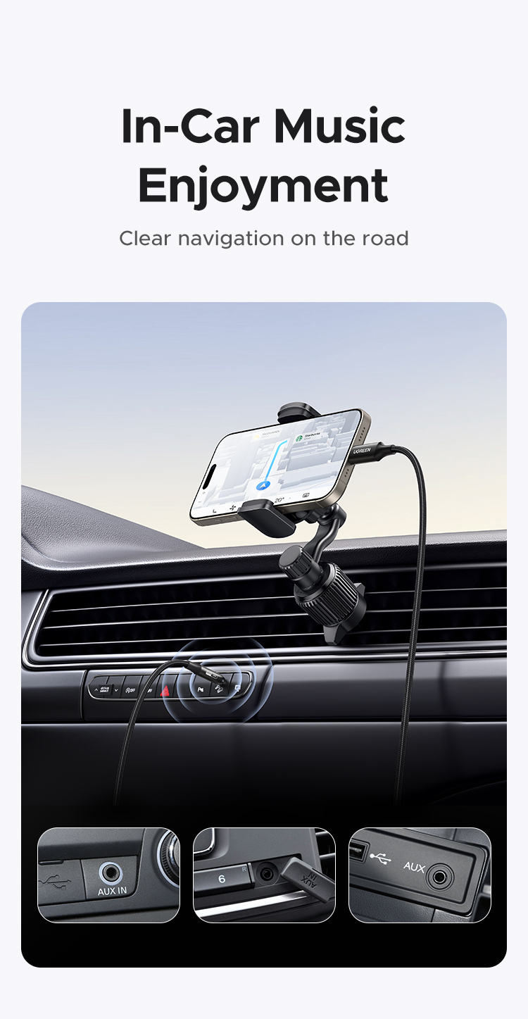 UGREEN USB C to 3.5mm Hifi DAC Audio Adapter for Car, Speaker ...
