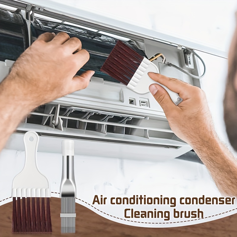 Air Conditioner Fin Comb Condenser Cleaning Brush Radiator Stainless ...