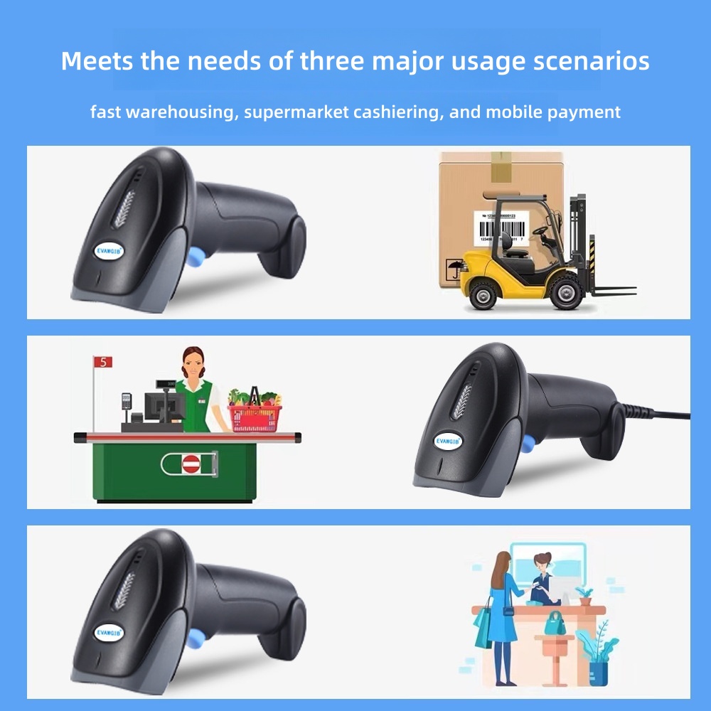 【SG STOCK】Bluetooth QR Code Scanner Wired Barcode wireless bluetooth ...