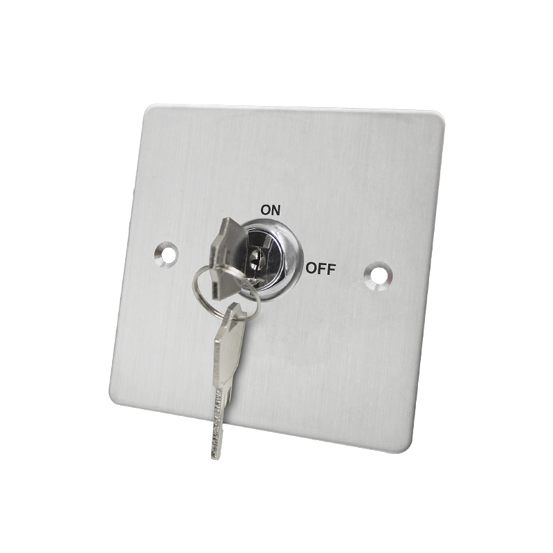 Stainless Steel Key Switch DPDT Access Control Door Release Button for ...