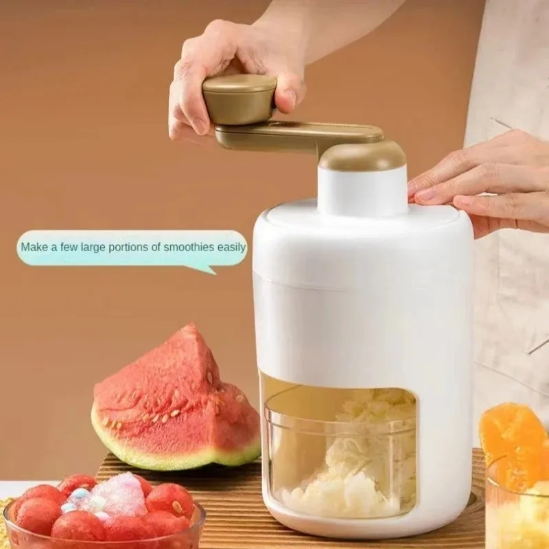 NEW Home small ice crusher portable hand-cranked smoothie machine ...