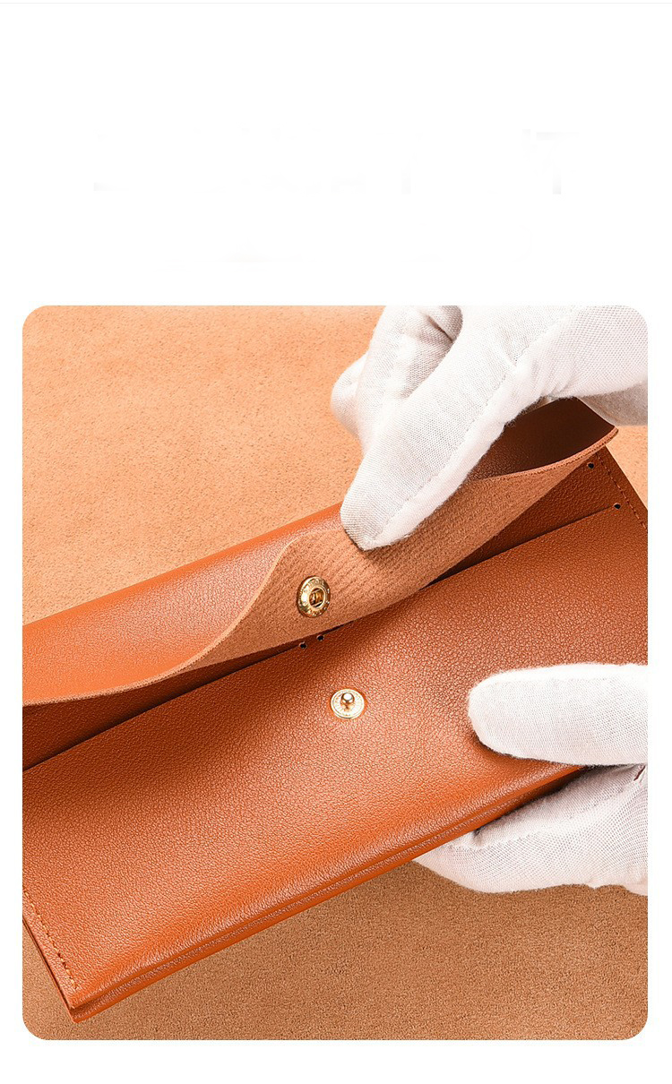 Slim Long Wallet Women's Soft Leather Phone Purse Minimalist Large ...