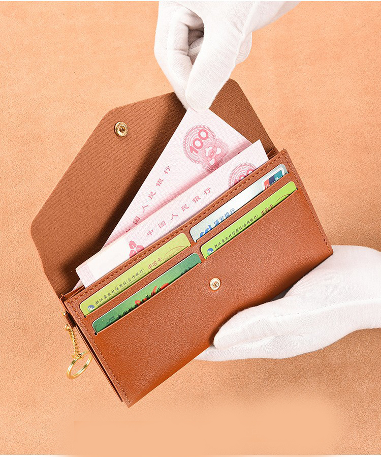 Slim Long Wallet Women's Soft Leather Phone Purse Minimalist Large ...